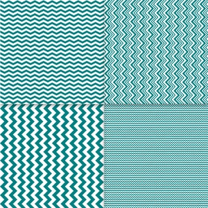 Teal Chevron Backdrop Download: Teal Green Chevron Digital Paper With ...
