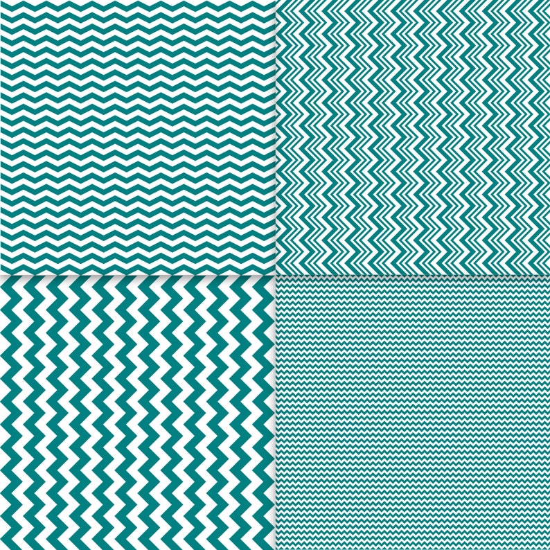 Teal Chevron Backdrop Download: Teal Green Chevron Digital Paper With ...