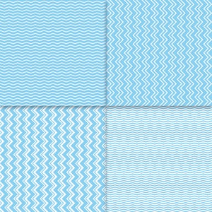 Baby Blue Chevron Digital Paper Pack - Instant Download - Digital ...