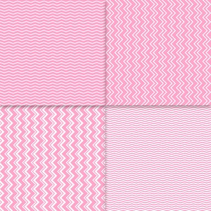 Carnation Pink Chevron Digital Paper Pack - Instant Download - Chevron ...