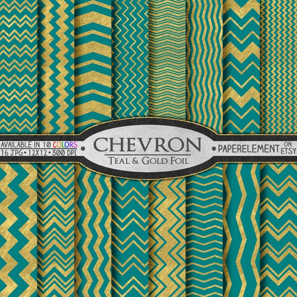 Teal Chevron Pattern - Etsy