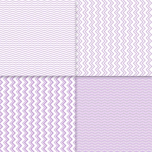 Purple Chevron Digital Paper Pack - Instant Download - Wisteria Digital ...