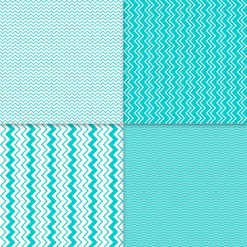 Aqua Blue Chevron Background Download Printable Aqua Chevron - Etsy