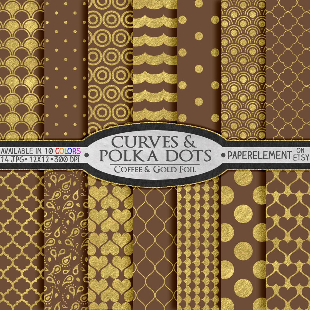 Brown Digital Paper: Brown and Gold Digital Paper - Gold and Brown ...