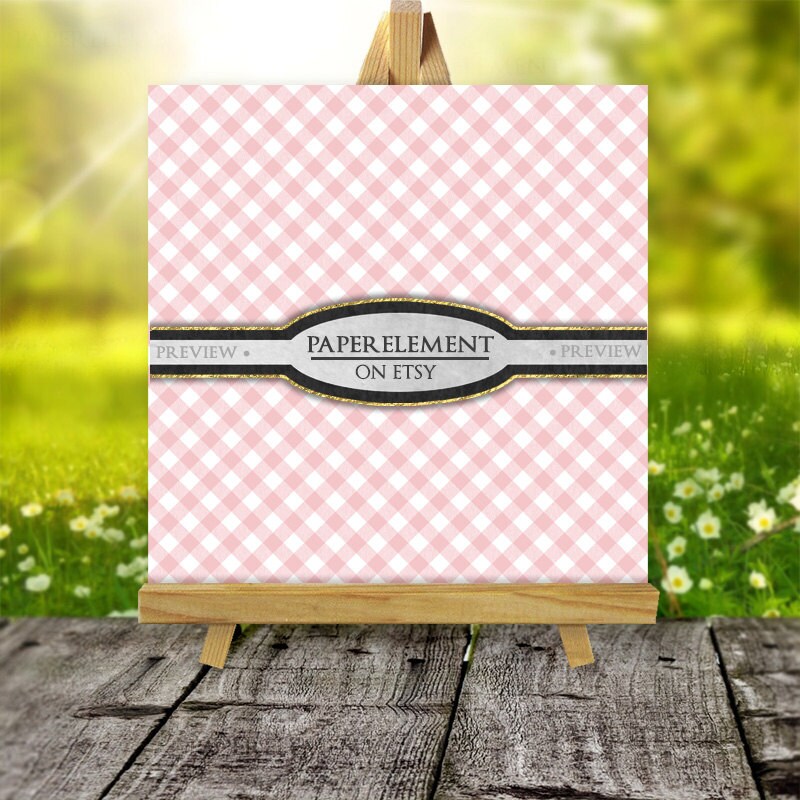 Gingham Digital Paper - Seamless Patterns - Buffalo Check Picnic ...