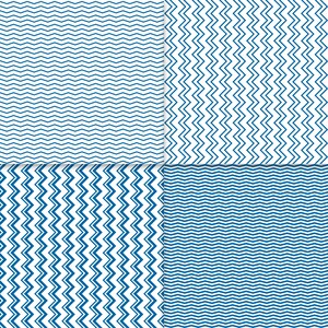 Sapphire Digital Paper Pack - Instant Download - Digital Blue Chevron ...