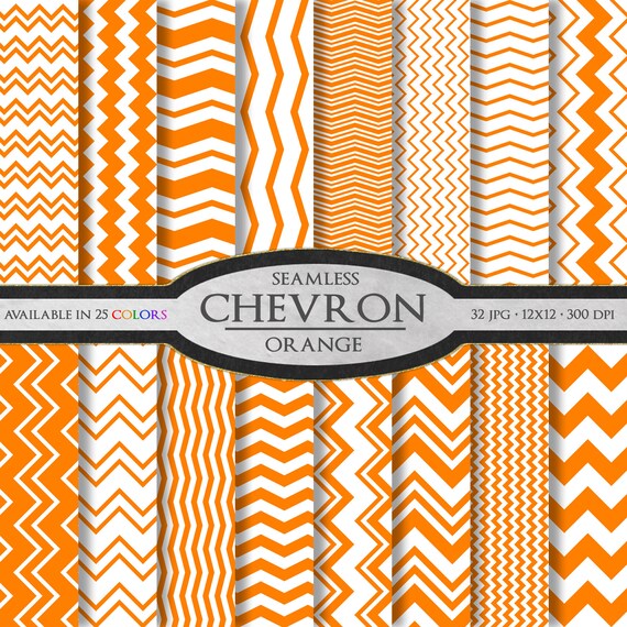 Orange Chevron Backgrounds