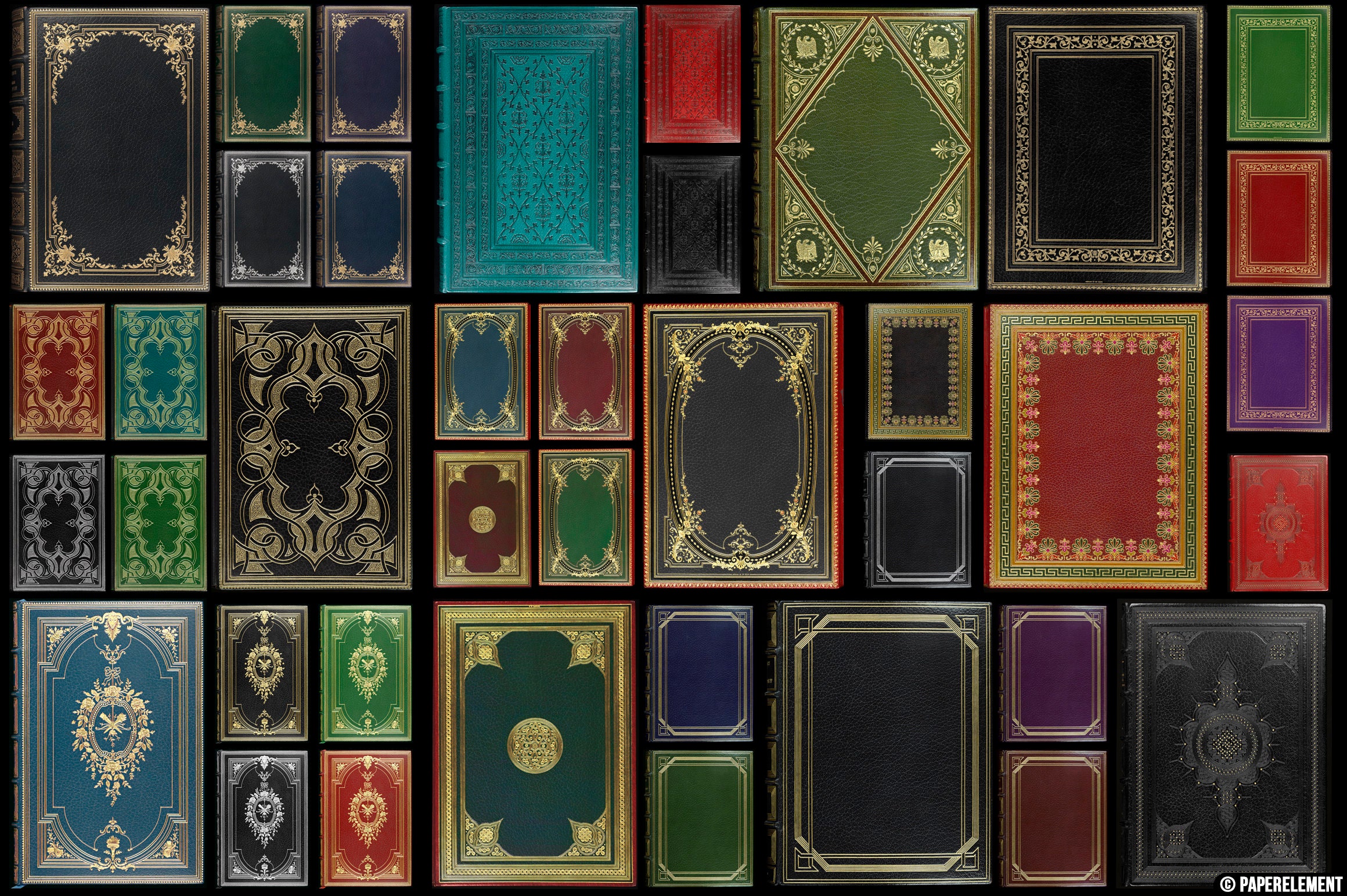 101 Book Covers: Book Cover Digital Paper - Decorative Old Book ...