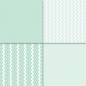 Pastel Chevron Digital Paper: Light Green Chevron Design - Printable ...