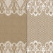 Burlap and Lace Digital Paper: Burlap Wedding Invitation Paper, Lace ...