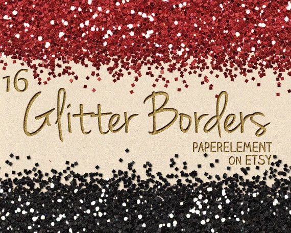 Gold Glitter Page Border