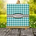 Teal Polka Dot Digital Paper: Teal Blue Digital Geometric Paper ...