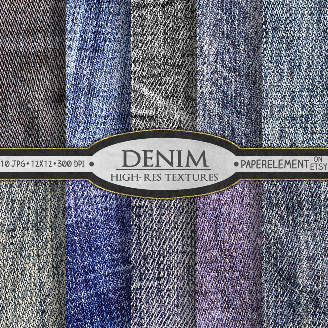 Denim Digital Paper, Blue Jean Backgrounds, Denim Backgrounds, Denim ...