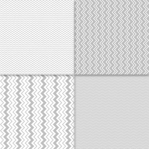 Silver Chevron Digital Paper Pack - Silver Scrapbook Paper - Chevron ...
