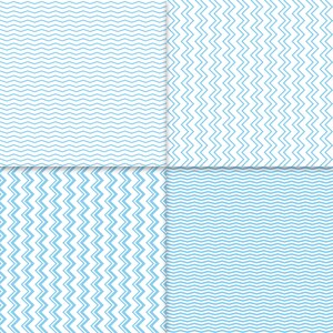 Baby Blue Chevron Digital Paper Pack - Instant Download - Digital ...