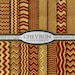 Maroon and Gold Printable Paper Pack - Chevron Digital Scrapbook Paper ...