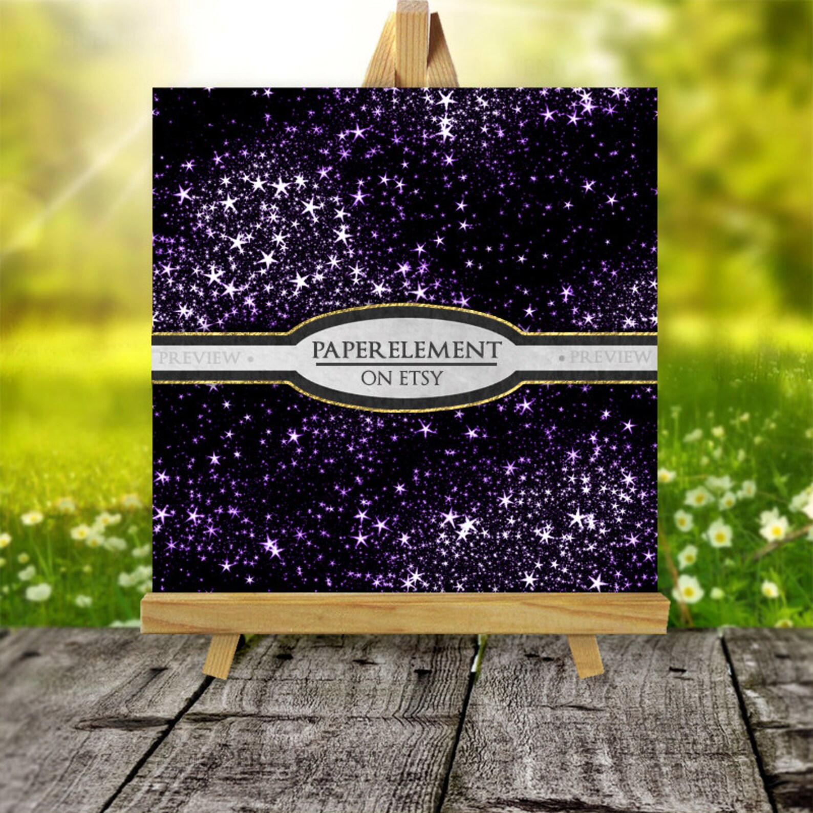 Stars Digital Paper: Star Scrapbook Paper Glowing Stars - Etsy