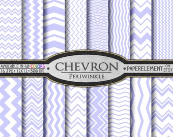 Purple Chevron Digital Paper Pack Instant Download | Etsy