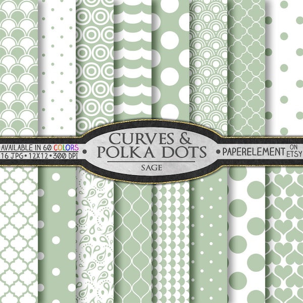 Paisleys and Polka Dots - Etsy