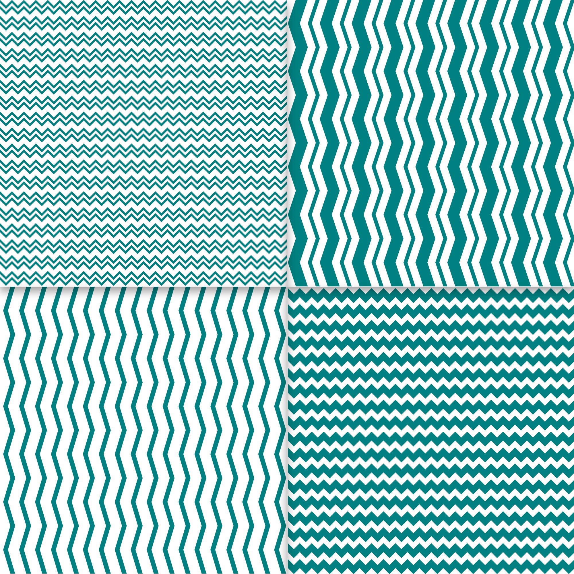 Teal Chevron Backdrop Download: Teal Green Chevron Digital Paper With ...