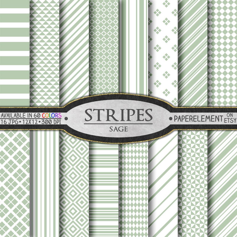 Stripe Digital Paper - Etsy