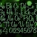 Green Glitter Alphabet Clipart: Digital Glitter Alphabet Clip Art ...