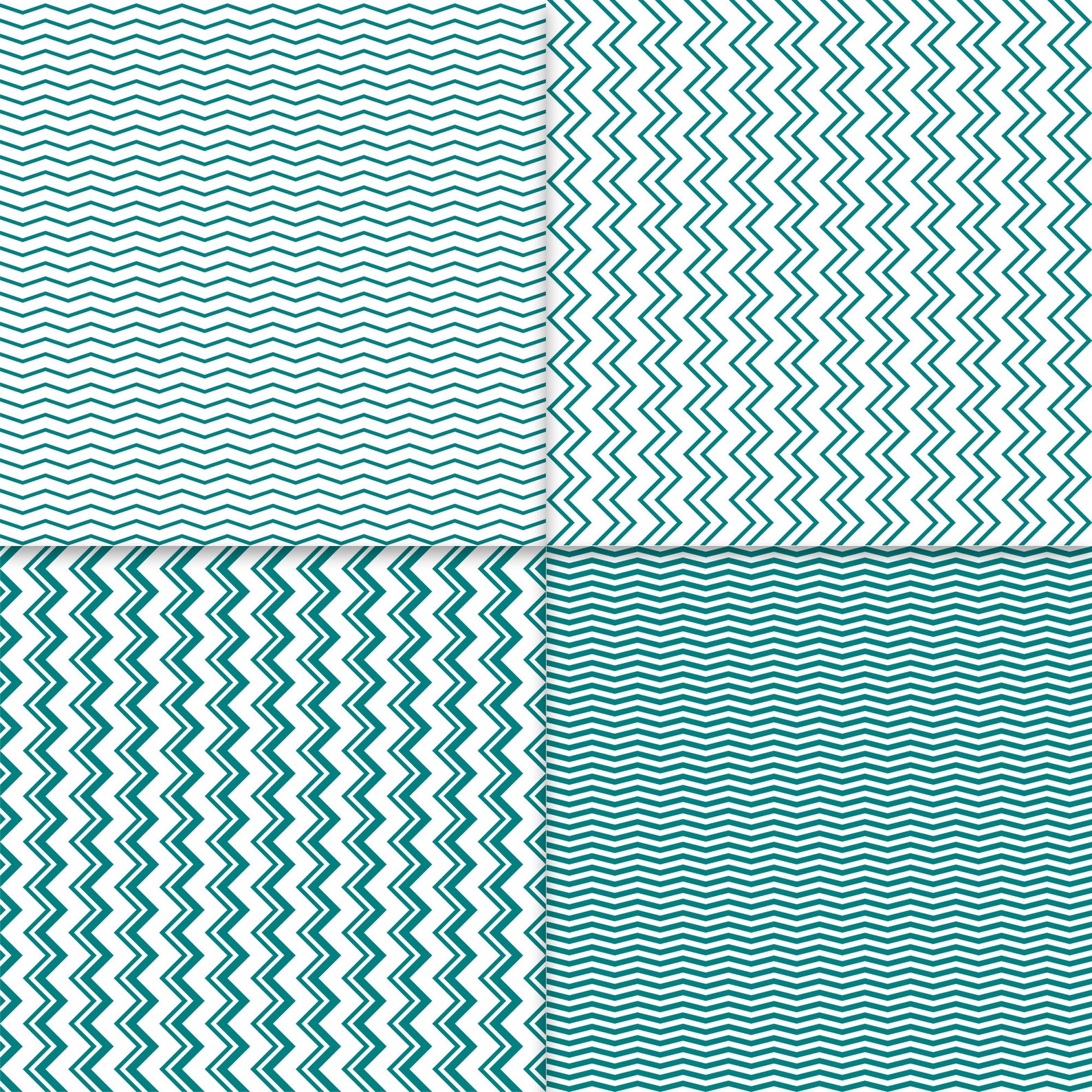 Teal Chevron Backdrop Download: Teal Green Chevron Digital Paper With ...