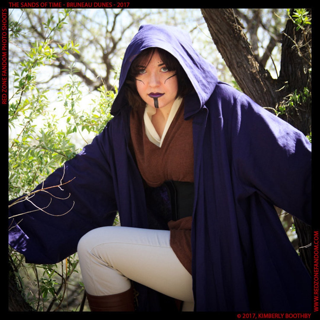 Jedi Master Robe/cape/cloak-huge Variety of Colors-made From Linen-one ...