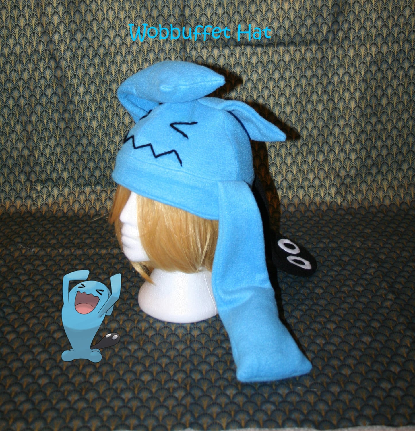 Wobbuffet Pokemon fleece hat Adult/Kids size-Great geeky | Etsy