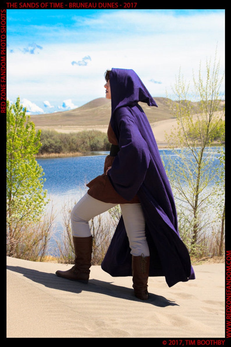 Jedi Master Robe/cape/cloak-huge Variety of Colors-made From Linen-one ...