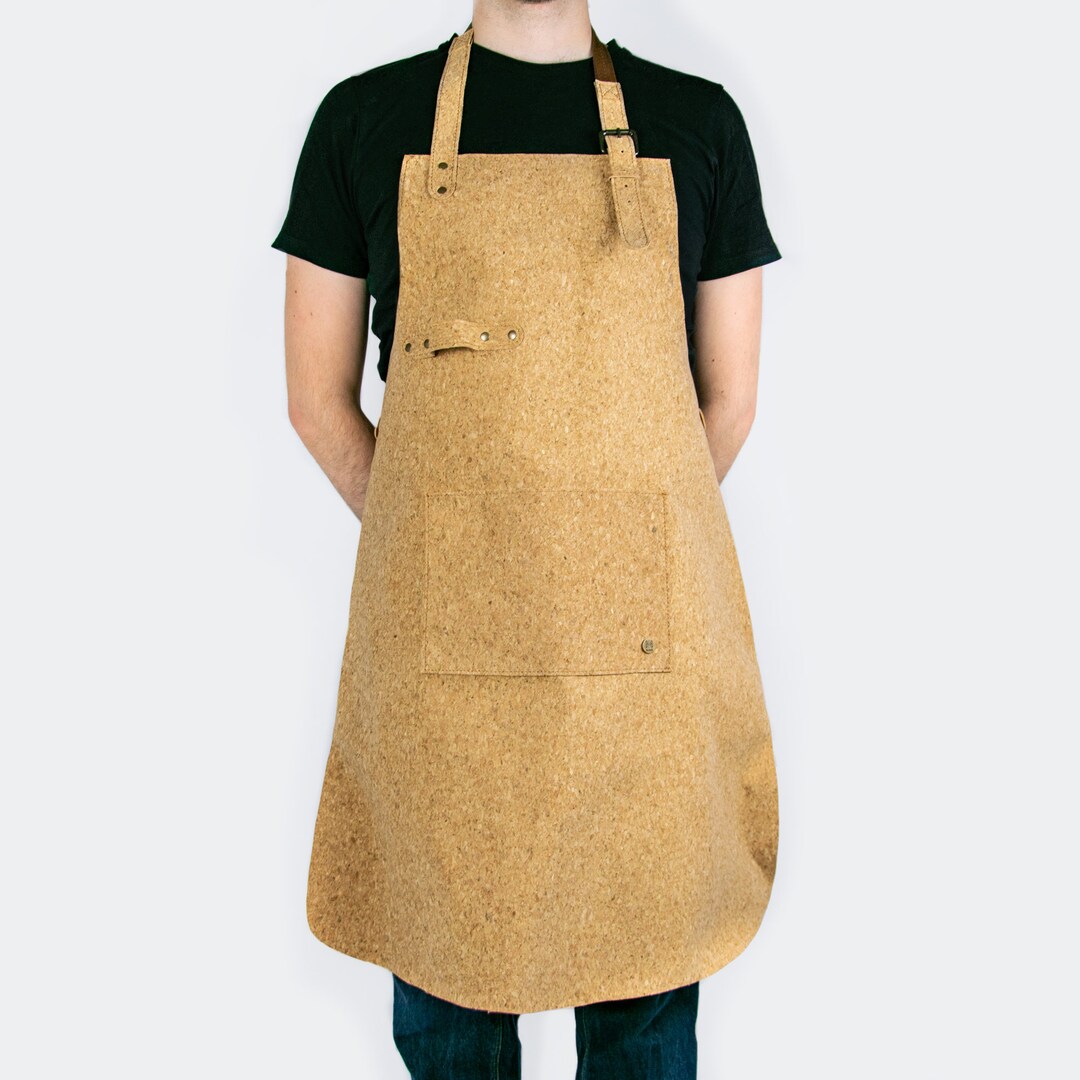 Vegan Cork Leather Apron | Personalized DIY Apron for Hobbyists ...