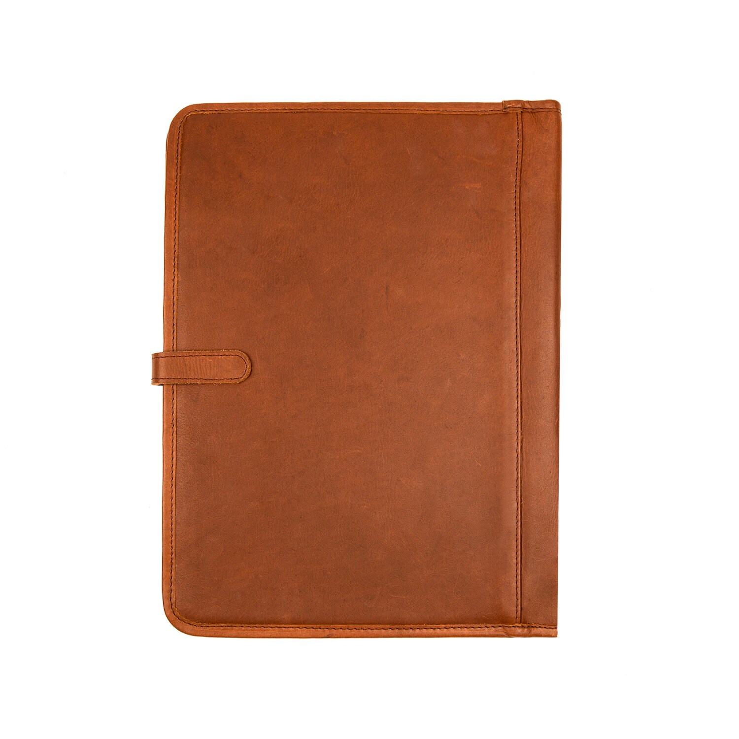 Personalized Brown Full Grain Leather Portfolio Padfolio - Etsy Canada