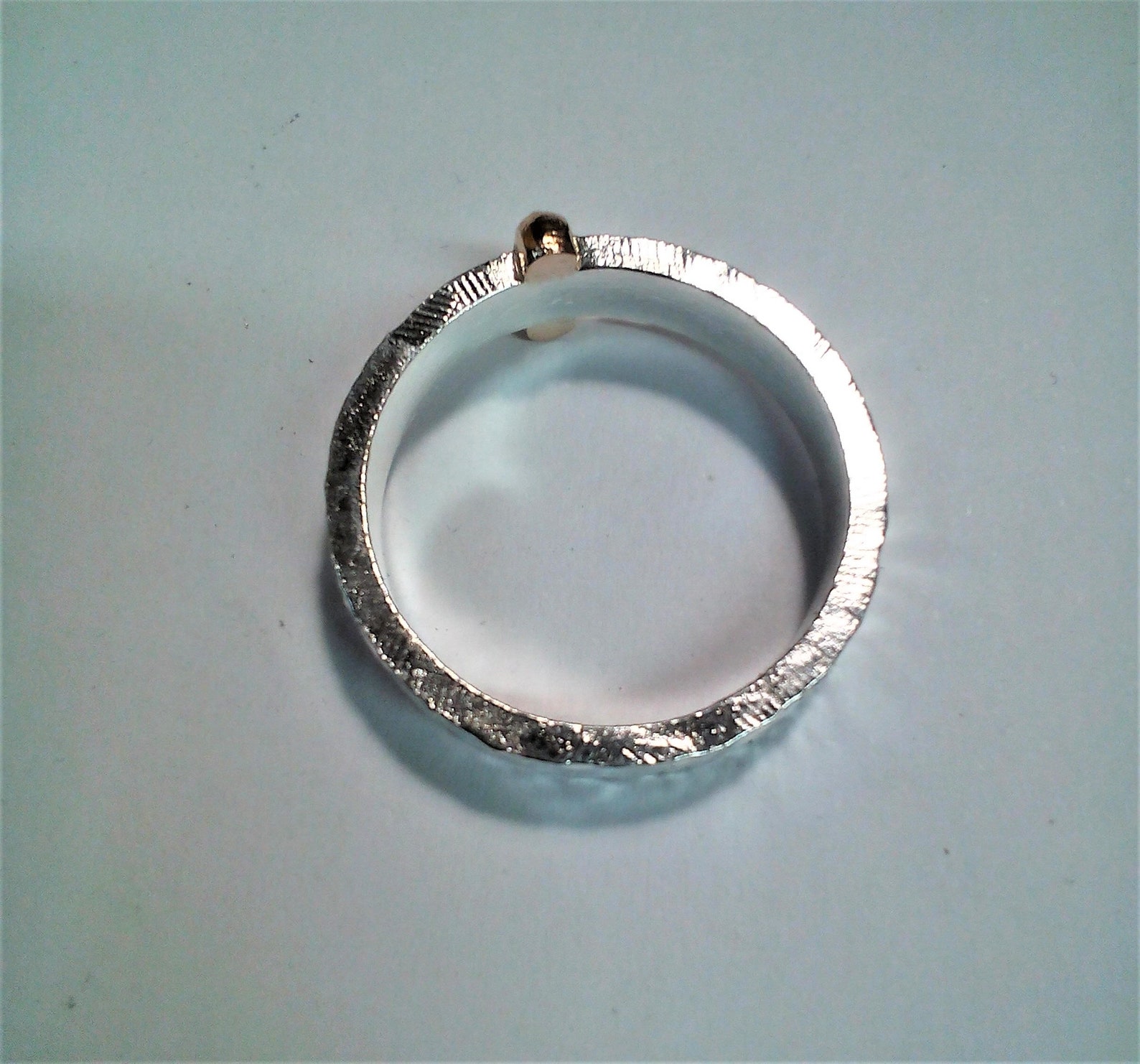 Ring Inspired by Outlander Claire Hand Made in Silver Hammered - Etsy