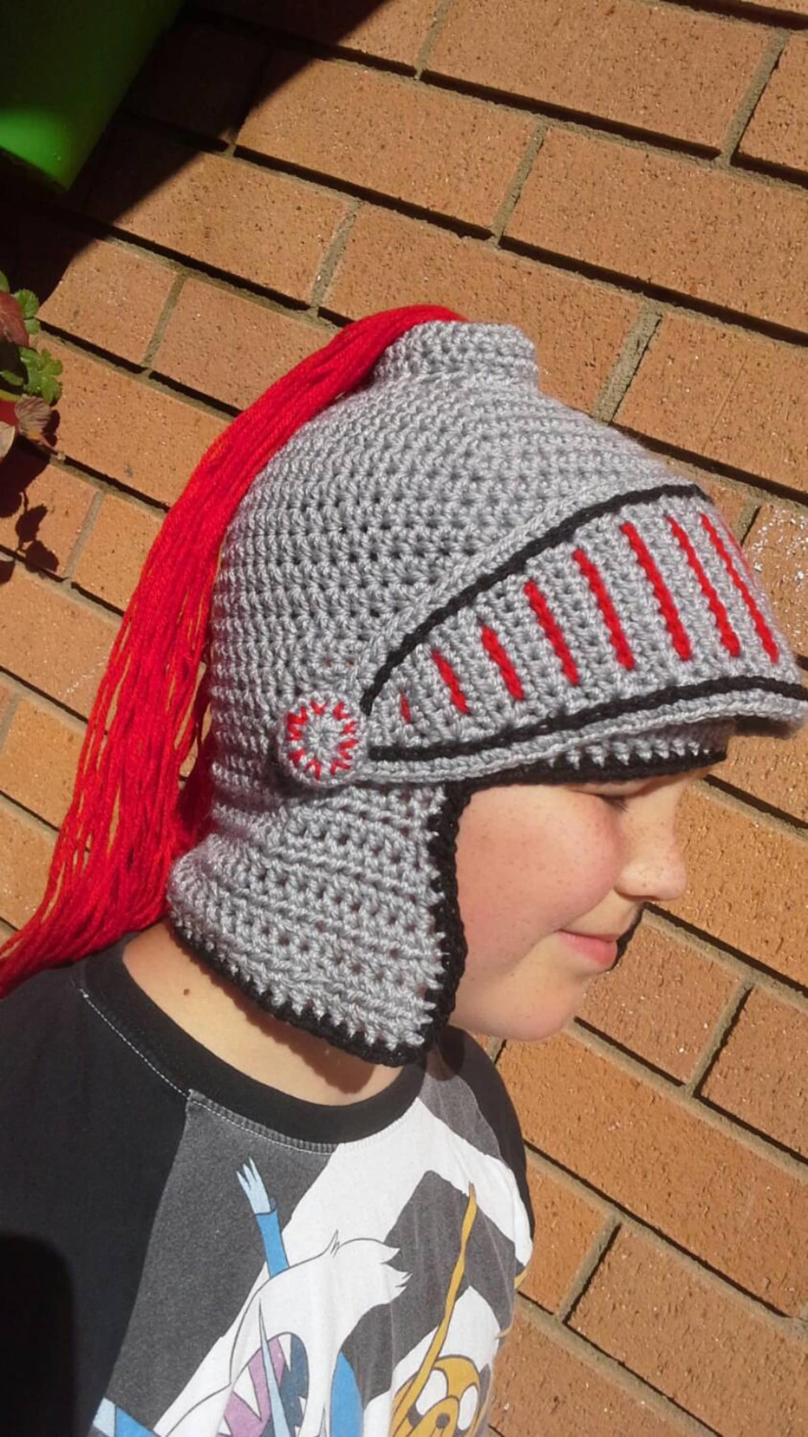 Crocheted Knight Beanies Ski Mask Knight Hats | Etsy