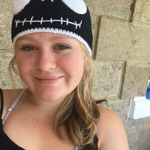 Skeleton Beanie, Skull Beanie Hat, Halloween, Crocheted Charater Hats ...