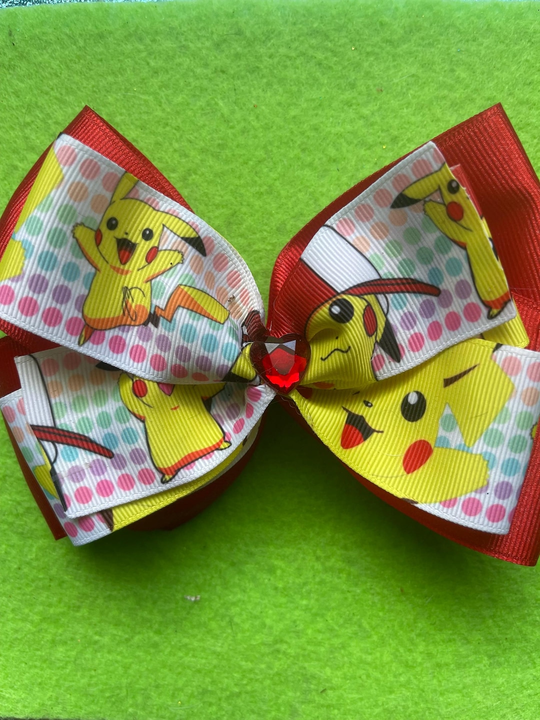 Pokémon With Red Bow Underneath - Etsy