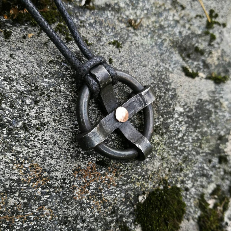 Solar Cross Pendant - Etsy