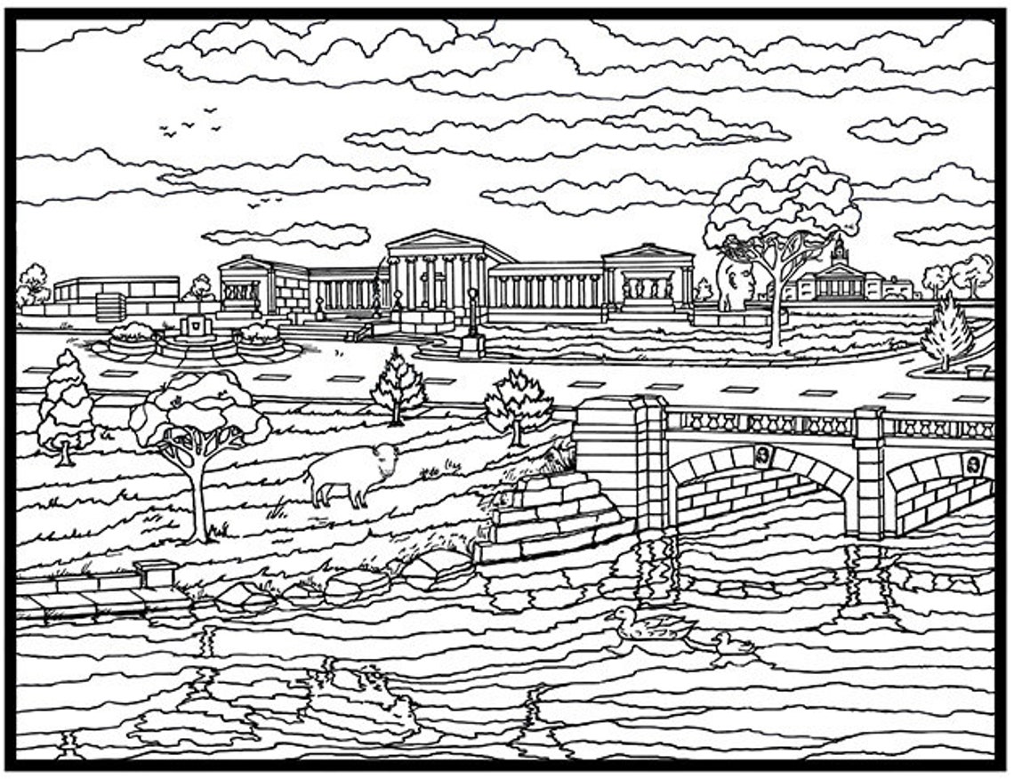 Buffalo NY Digital Coloring Book - Etsy