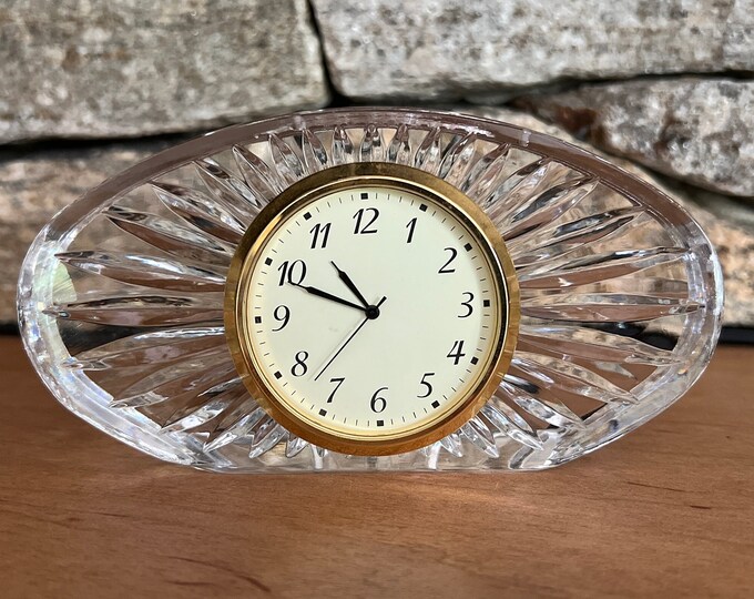 Vintage Waterford Crystal Sheridan Clock - Etsy