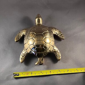 Vintage Brass Sea Turtle Door Knocker Nautical Doorknocker - Etsy