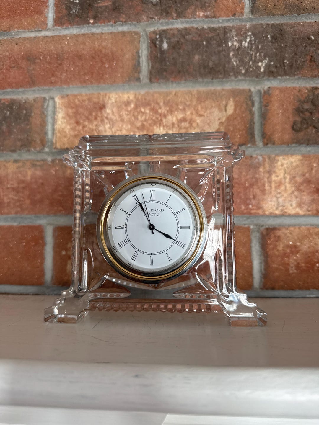 Large Vintage Waterford Crystal Clock | Coliseum | Ireland | Elegant ...
