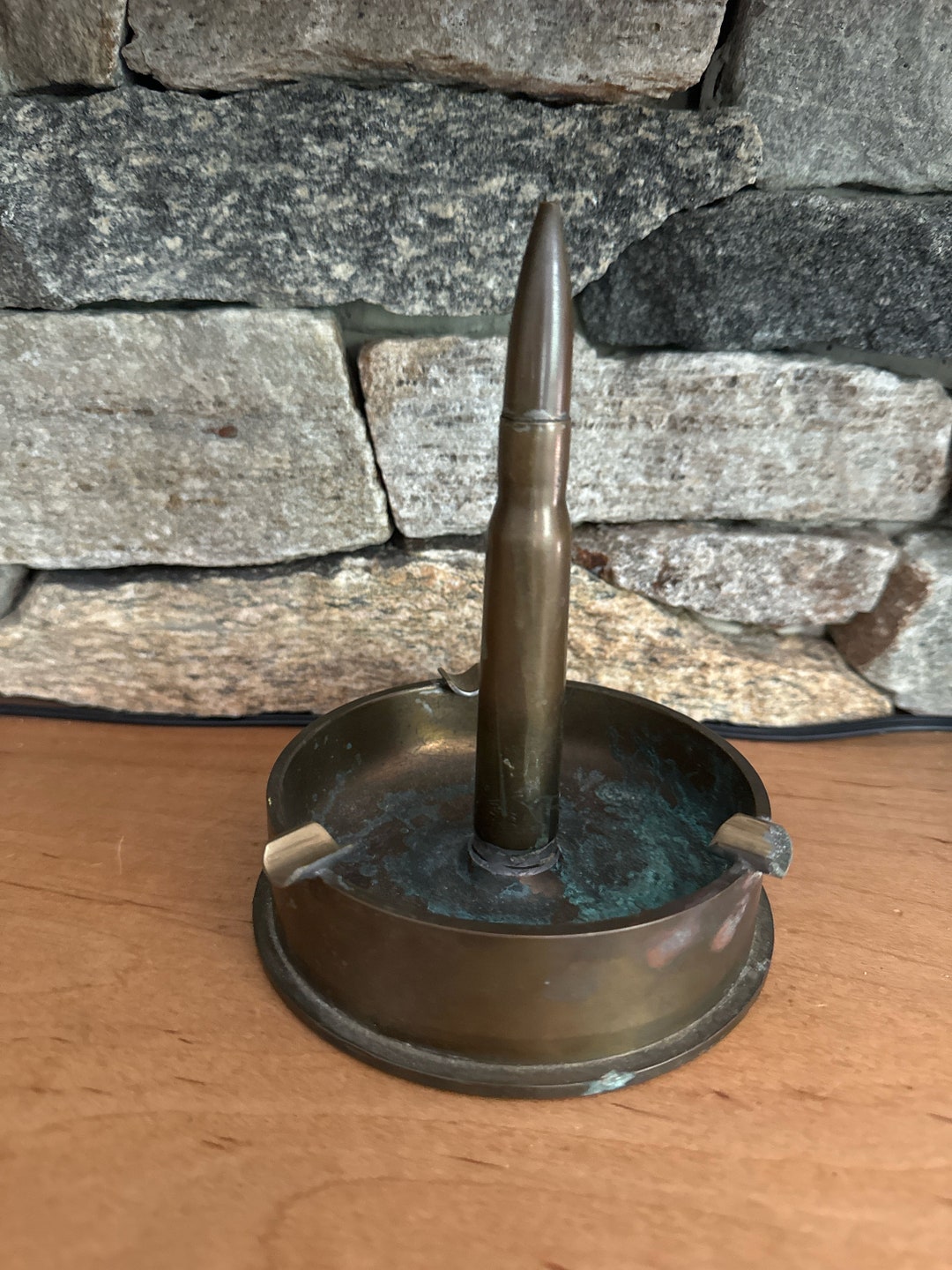 Rare Find | Vintage Brass 1945 Trench Art Ashtray | 105 MM | M14 ...