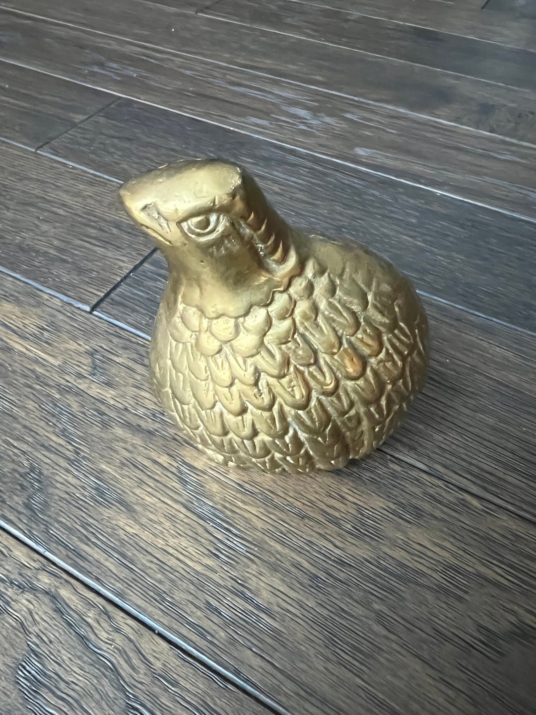 Vintage Brass Bird Quail Partridge | Decor | Paperweight - Etsy
