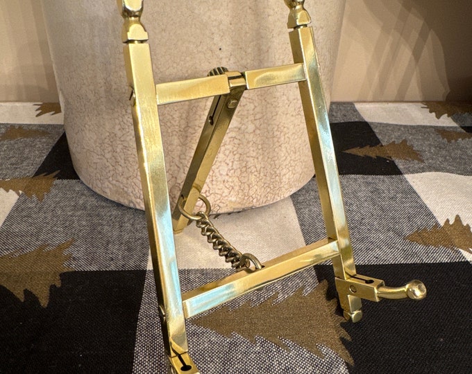 Vintage Rococo Style Brass Easel / Stand From Italy - Etsy