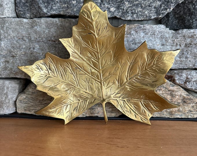 Vintage Sugar Maple Leaf Dish | Mid Century | Forest Tree and Nature ...