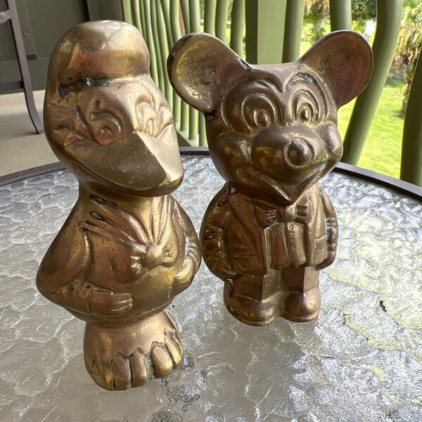 Brass Mouse Figurines - Etsy