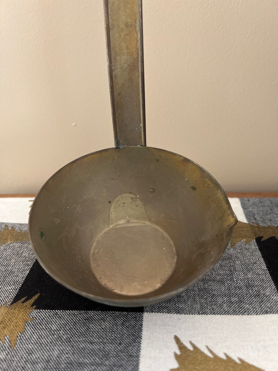 Antique Brass Ladle | Fireplace | Farmhouse Kitchen | Rustic | Made in ...