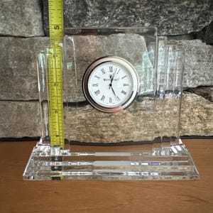 Medium Vintage Waterford Crystal Clock Metropolitan Ireland Elegant ...