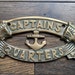 Brass Sign Captains Quarters Nautical Man Cave She Shed - Etsy