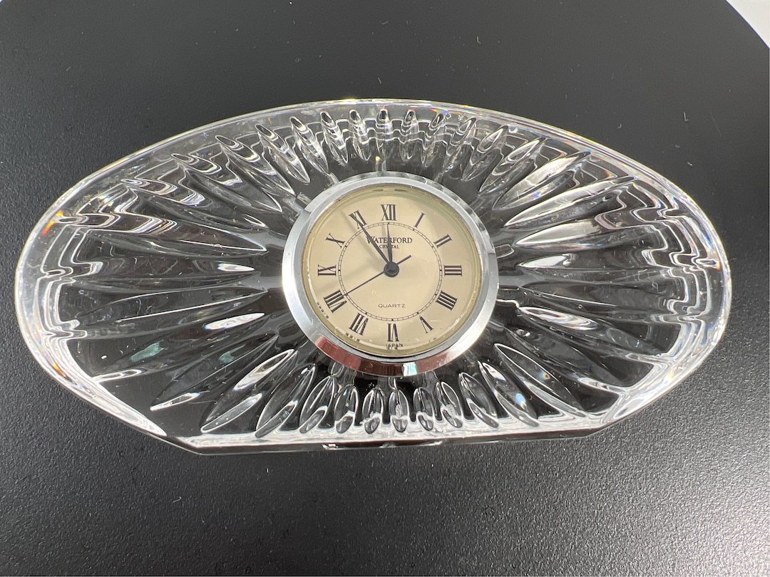 Vintage Waterford Crystal Sheridan Clock - Etsy